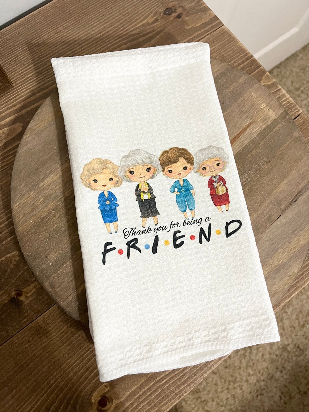 Friends Tea Towel - Etsy