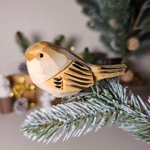 Handmade Clip-on Bird Ornaments for Christmas Tree - Unique, Artful ...