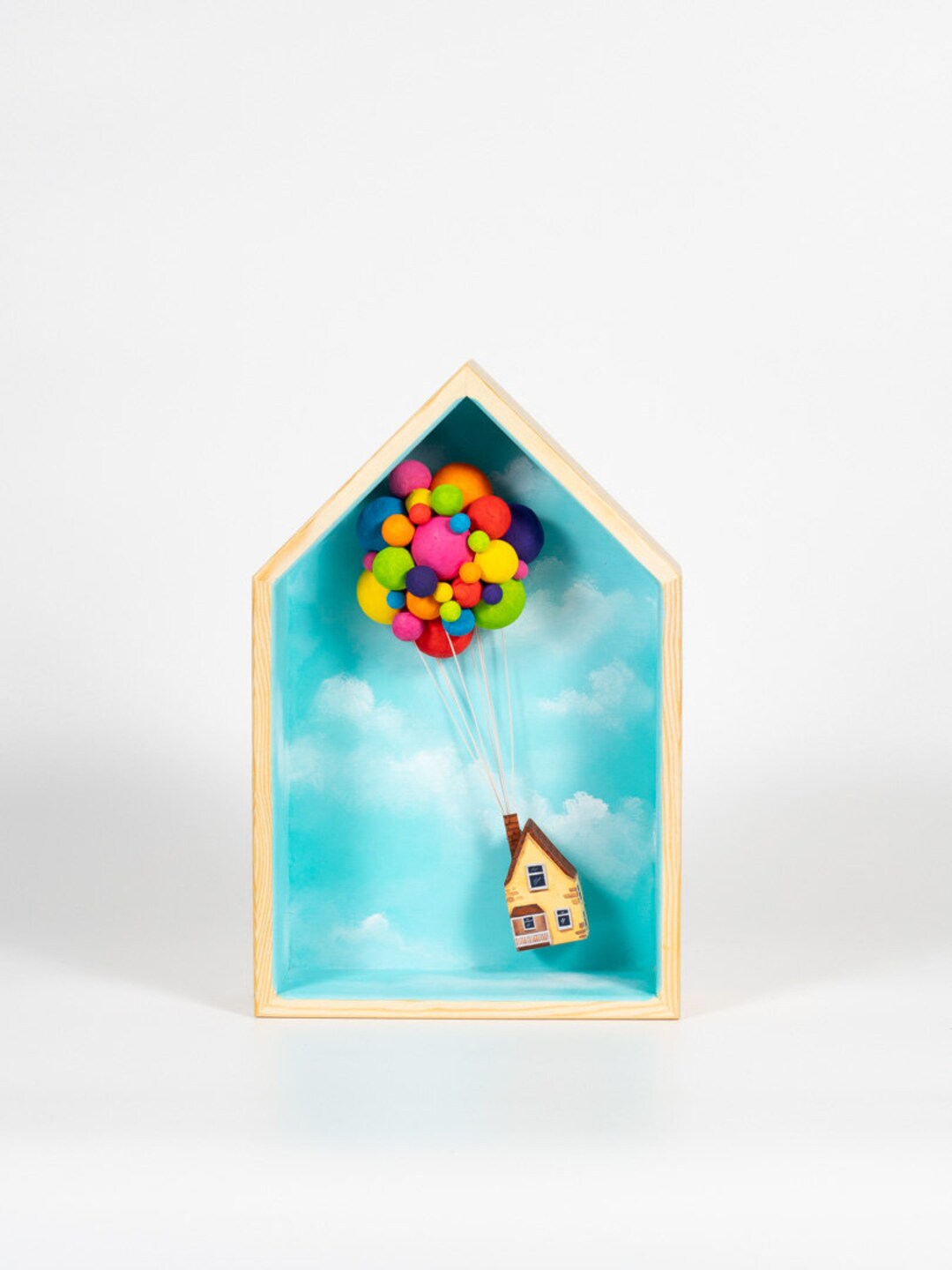 3D Handcrafted Shadow Box «up!» - Etsy