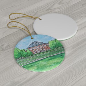 UIUC Ceramic Ornament Heart or Circle University of Illinois Urbana ...