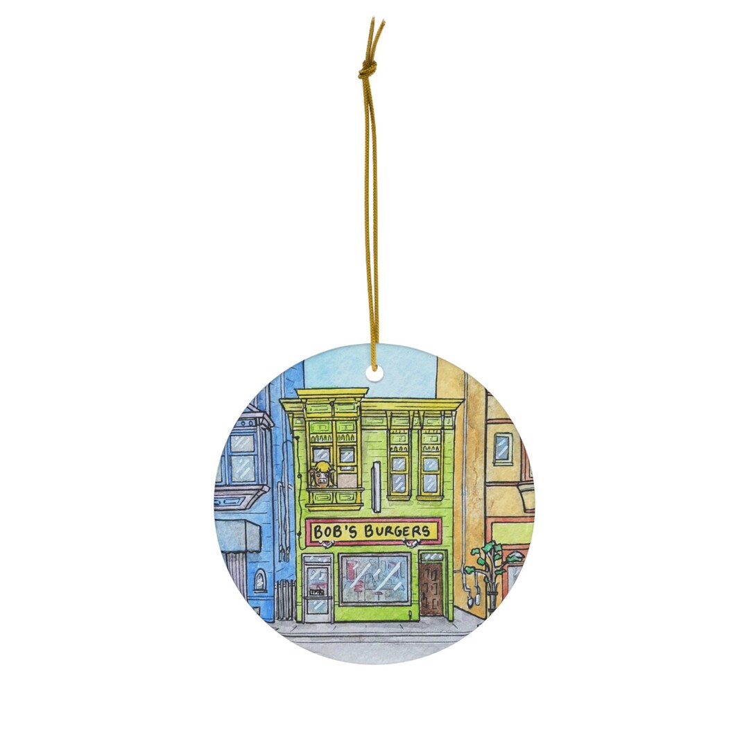 Bob's Burgers Ornament Hand Painted Watercolor Art Print Moolissa Home ...