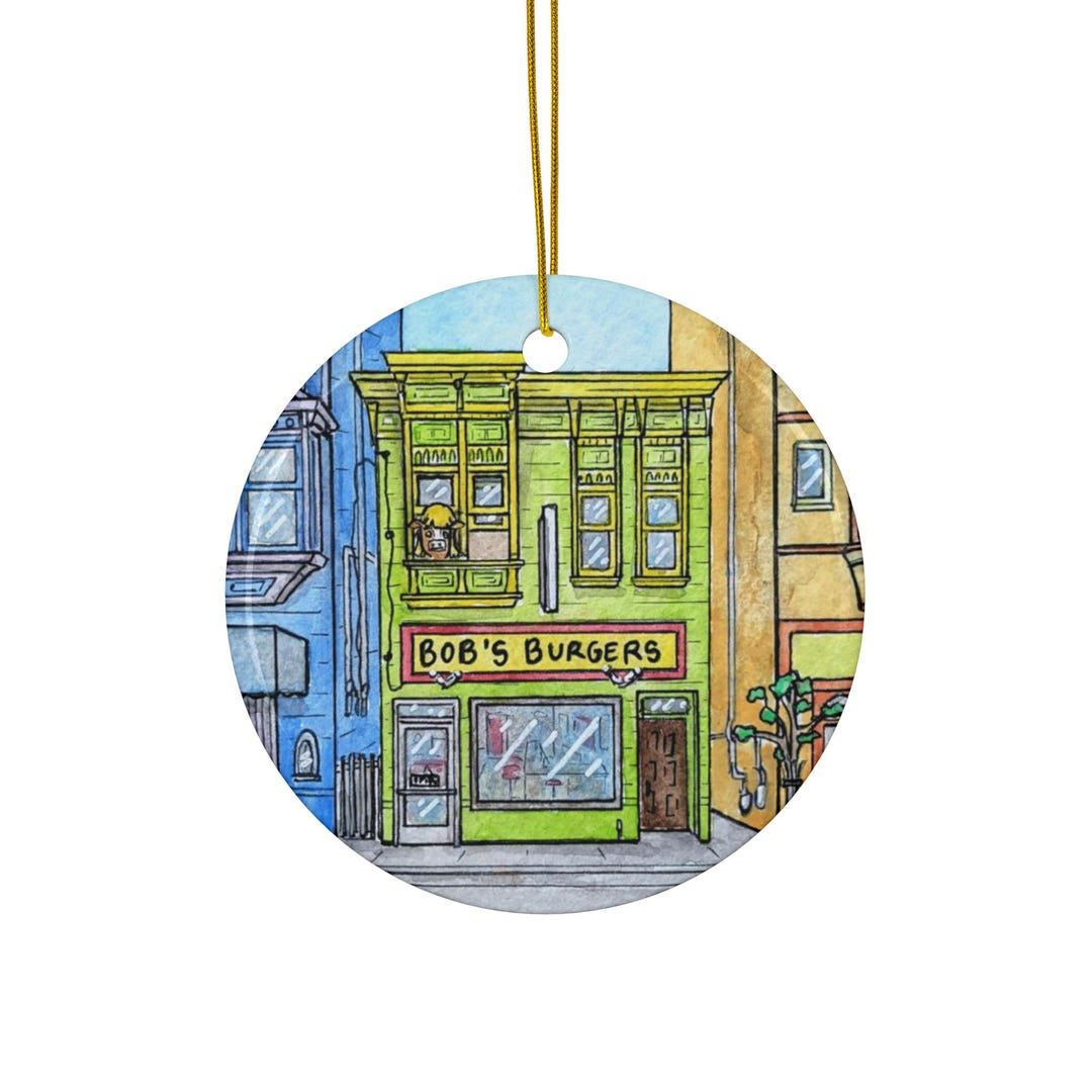 Bob's Burgers Ornament - Hand Painted Watercolor Art Print - Moolissa ...