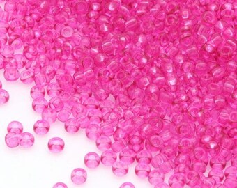 Hot Pink Beads | Etsy