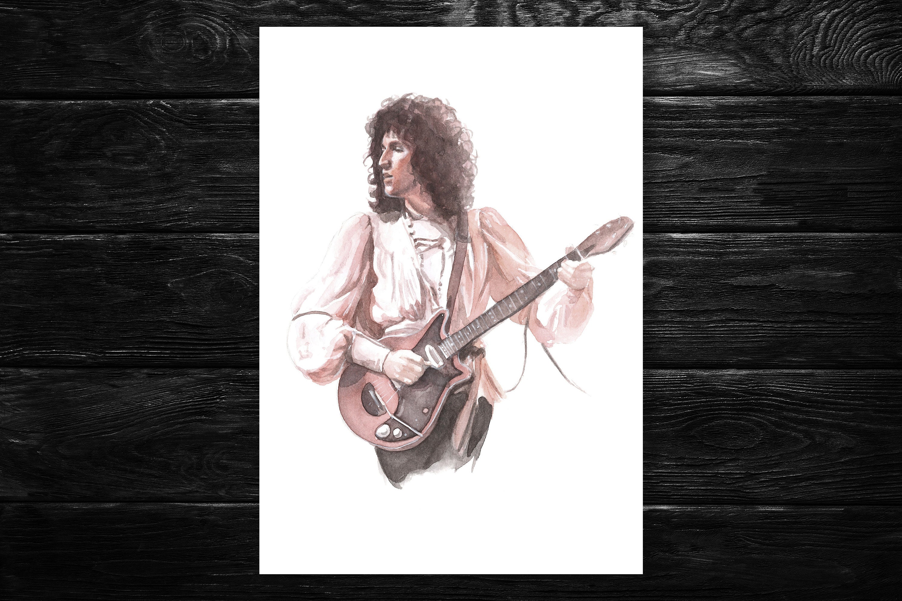 PRINT Brian May | Etsy