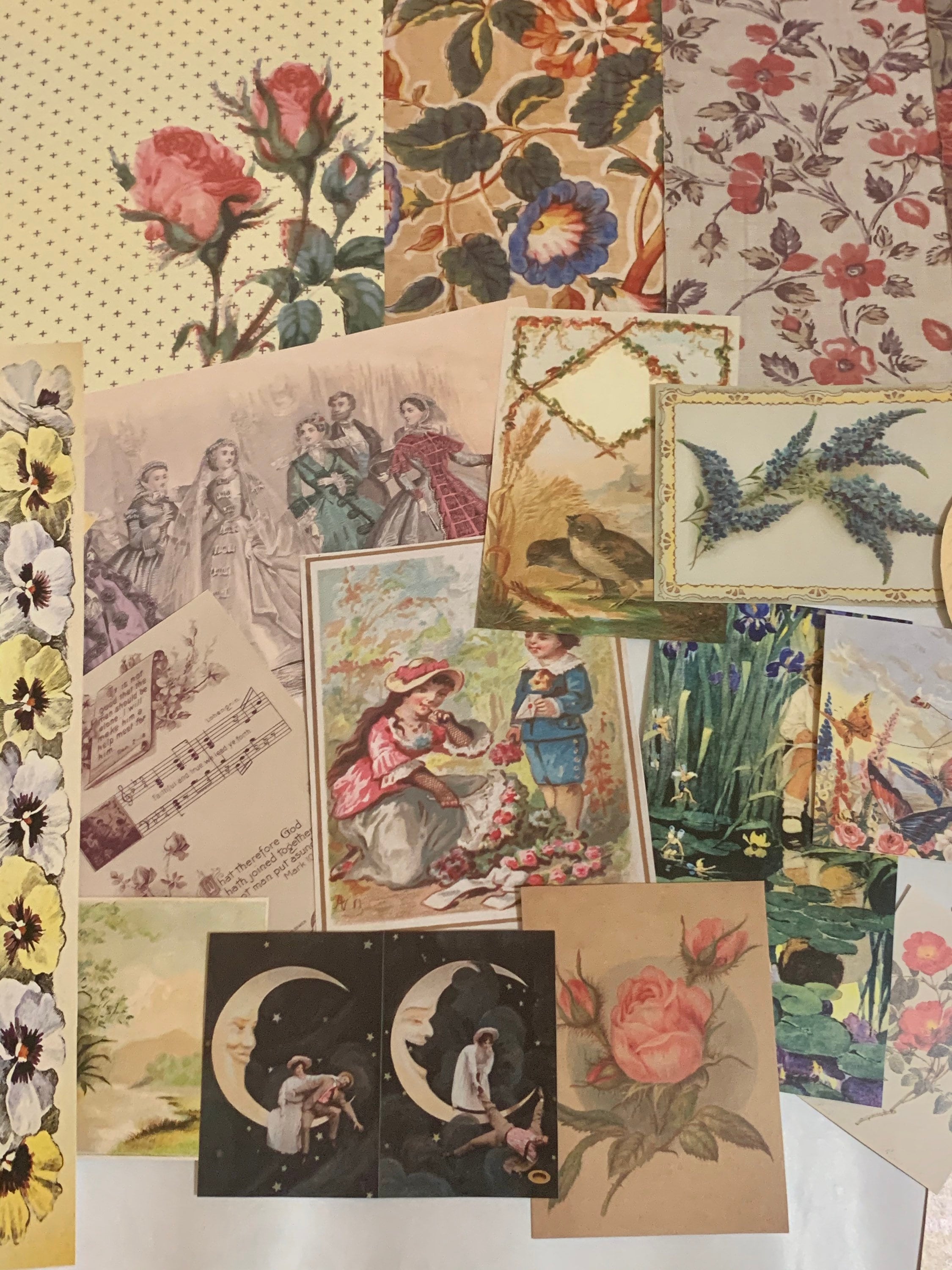 Junk Journal Mystery Journal Kit 50 Pcs Grab Bag Cottage - Etsy