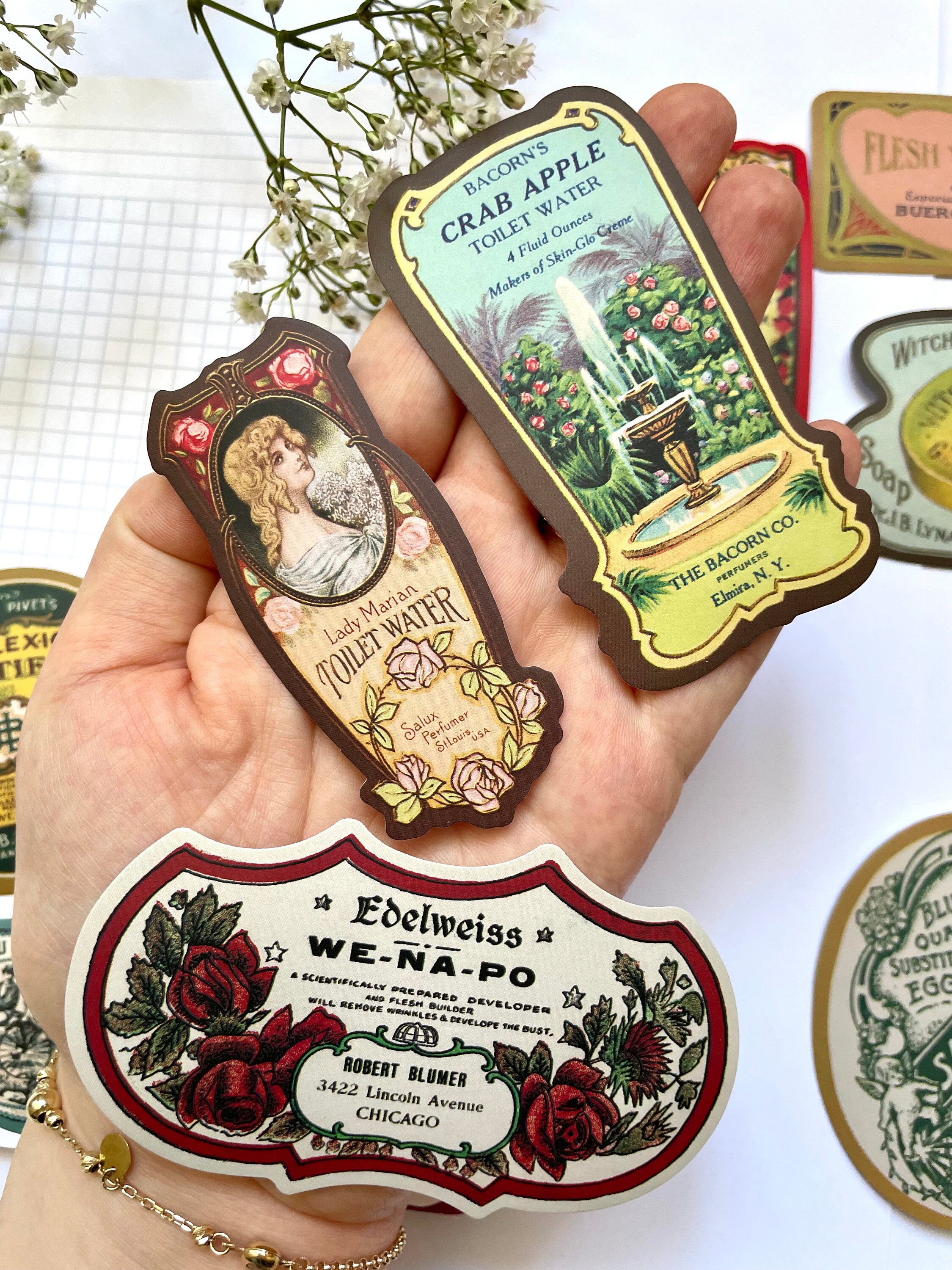 Retro Stickers Pack Vintage Old Ads Stickers Junk Journal - Etsy