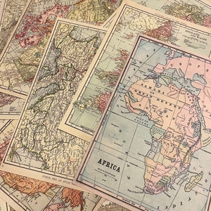 Vintage Look-alike Map Paper Old Maps Journal Supplies - Etsy Canada