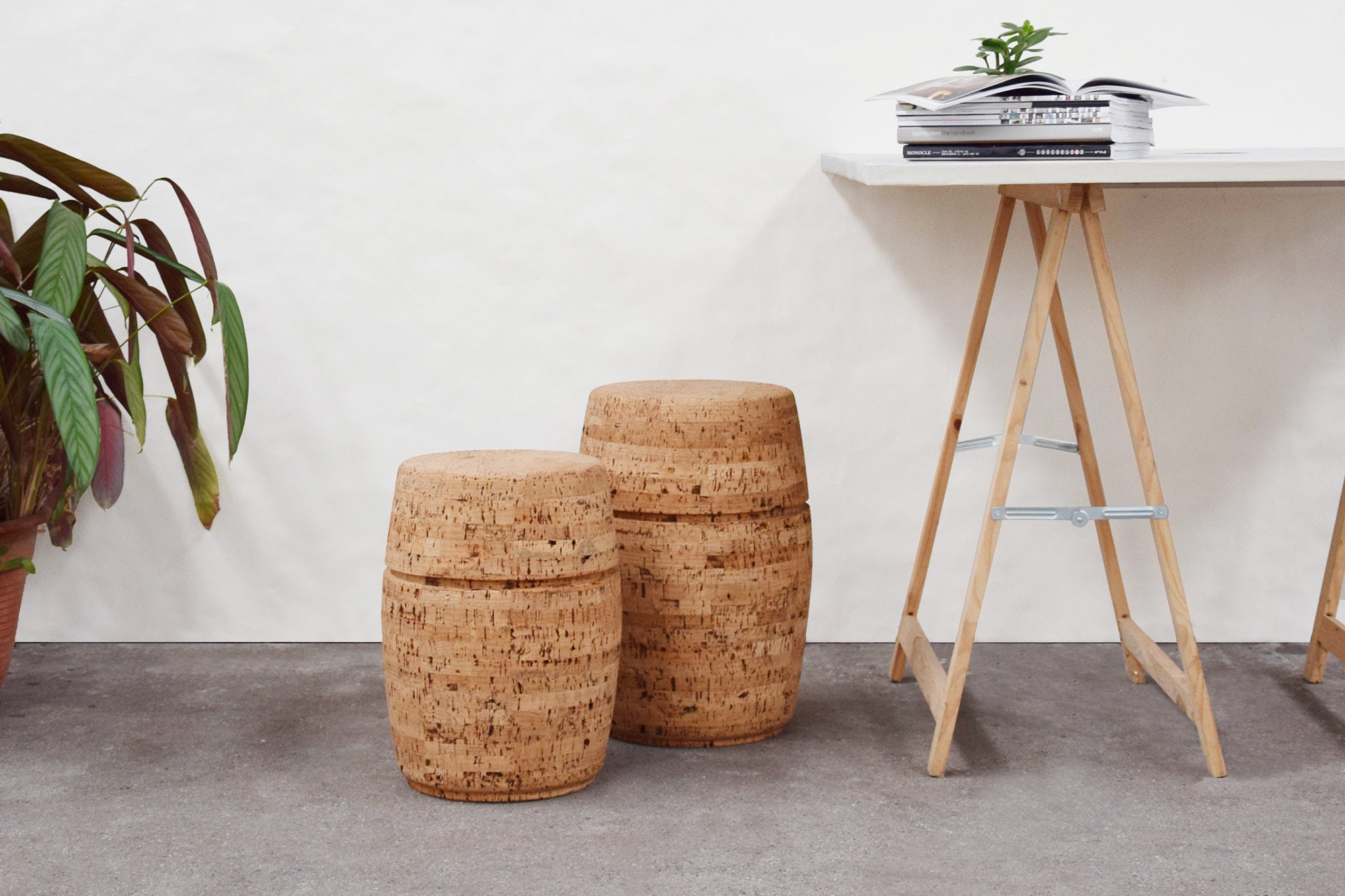 Cork Stools, Home & Living, Bedroom, Living Room, Eco-friendly, Home ...