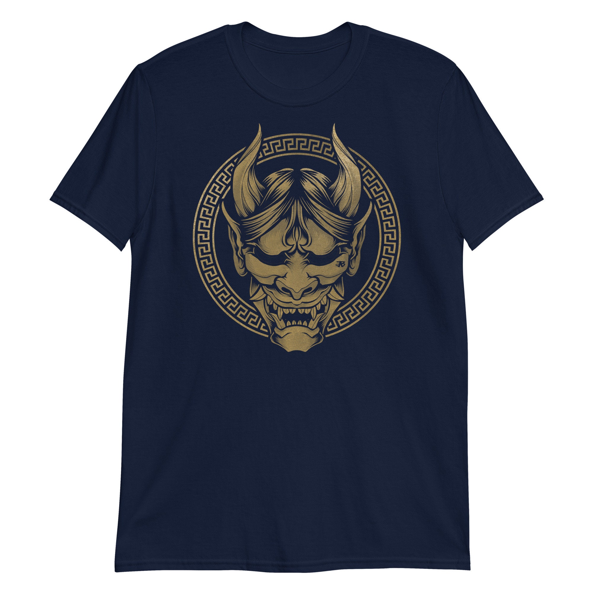 Oni Mask Shirt, Japanese Samurai, Oni Hannya Tshirt, Samurai Shirt ...