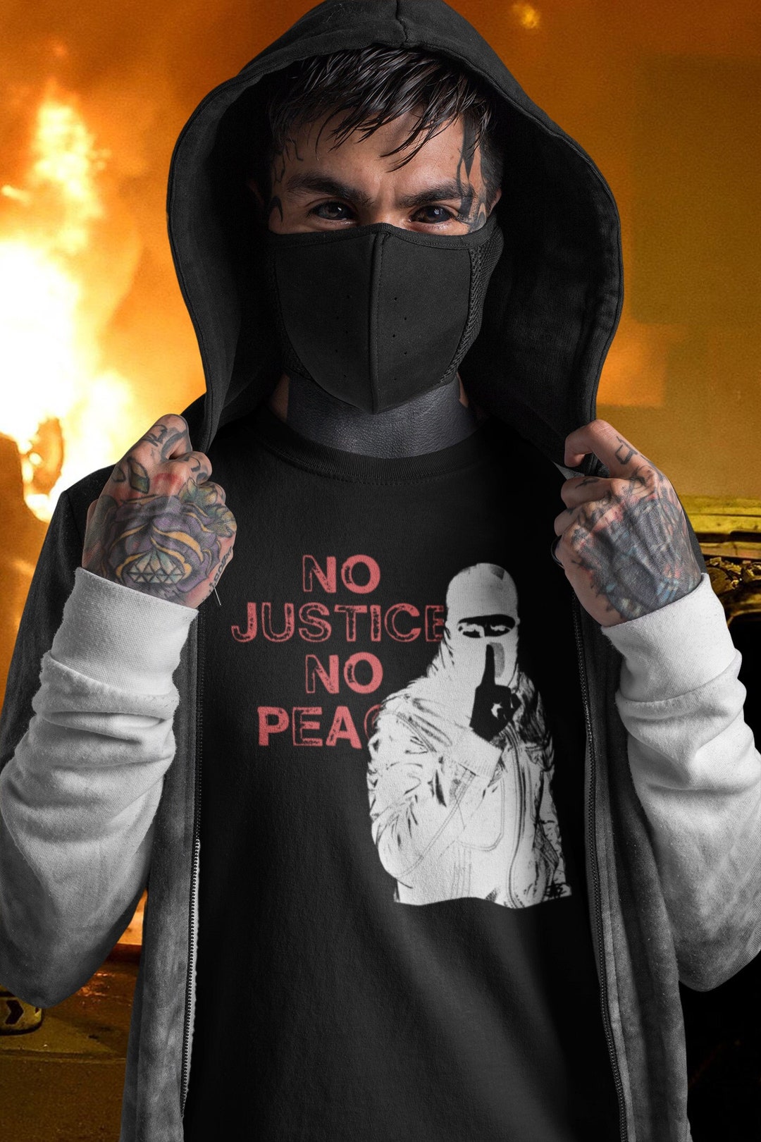 No Justice No Peace, 1312 Shirt, Acab Tshirt, Protest Shirt, Anarchist ...