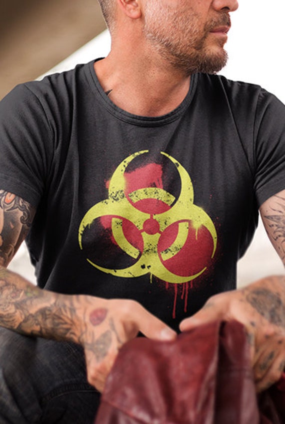 Biohazard Shirt Biohazard Sign Radioactivity Video Gamer - Etsy