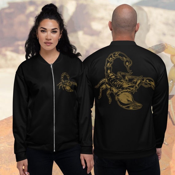 Scorpion Jacket Scorpio Zodiac Bomber Jacket Gift for | Etsy