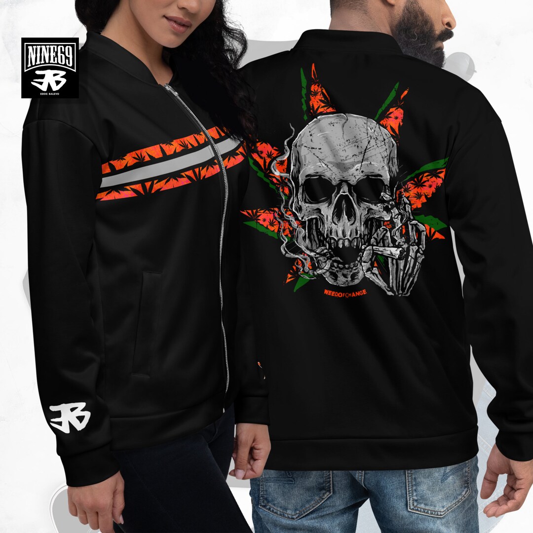 Marijuana Jacket, Stoner Jacket, Marijuana Leaf, Bomber Jacket, Weed ...