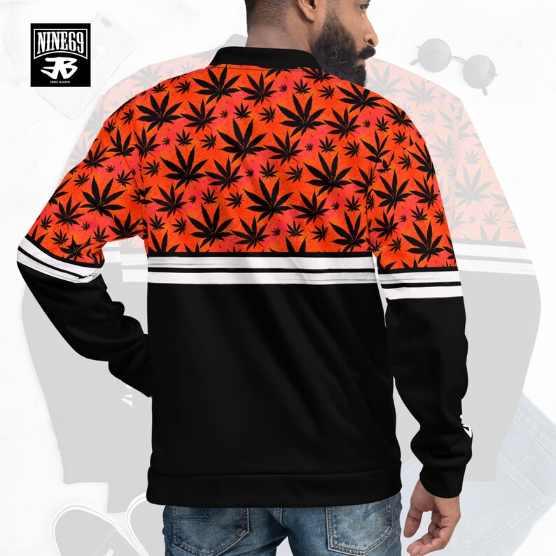 Marijuana Jacket Trippy Outfit Stoner Jacket Marijuana - Etsy