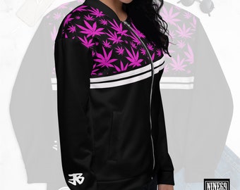Weed Bomber Jacket - Etsy