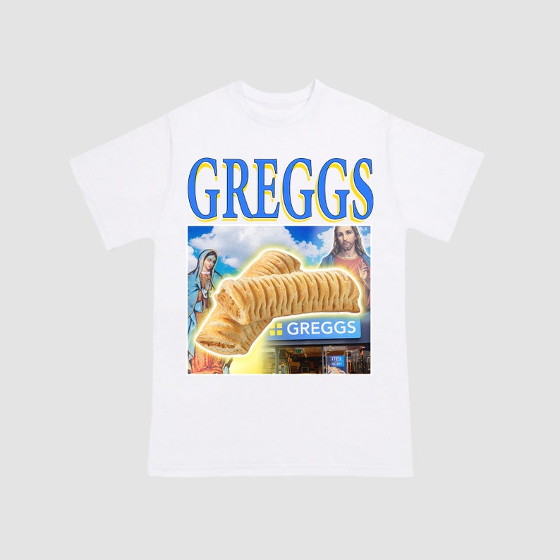 Greggs Sausage Roll Tshirt Tee Funny Meme T Shirt Vintage Etsy