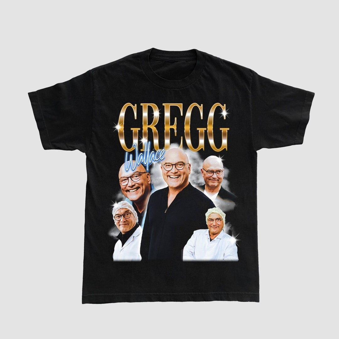 Gregg Wallace Masterchef Tee Homage T-shirt, TV Presenter Shirt, Funny ...