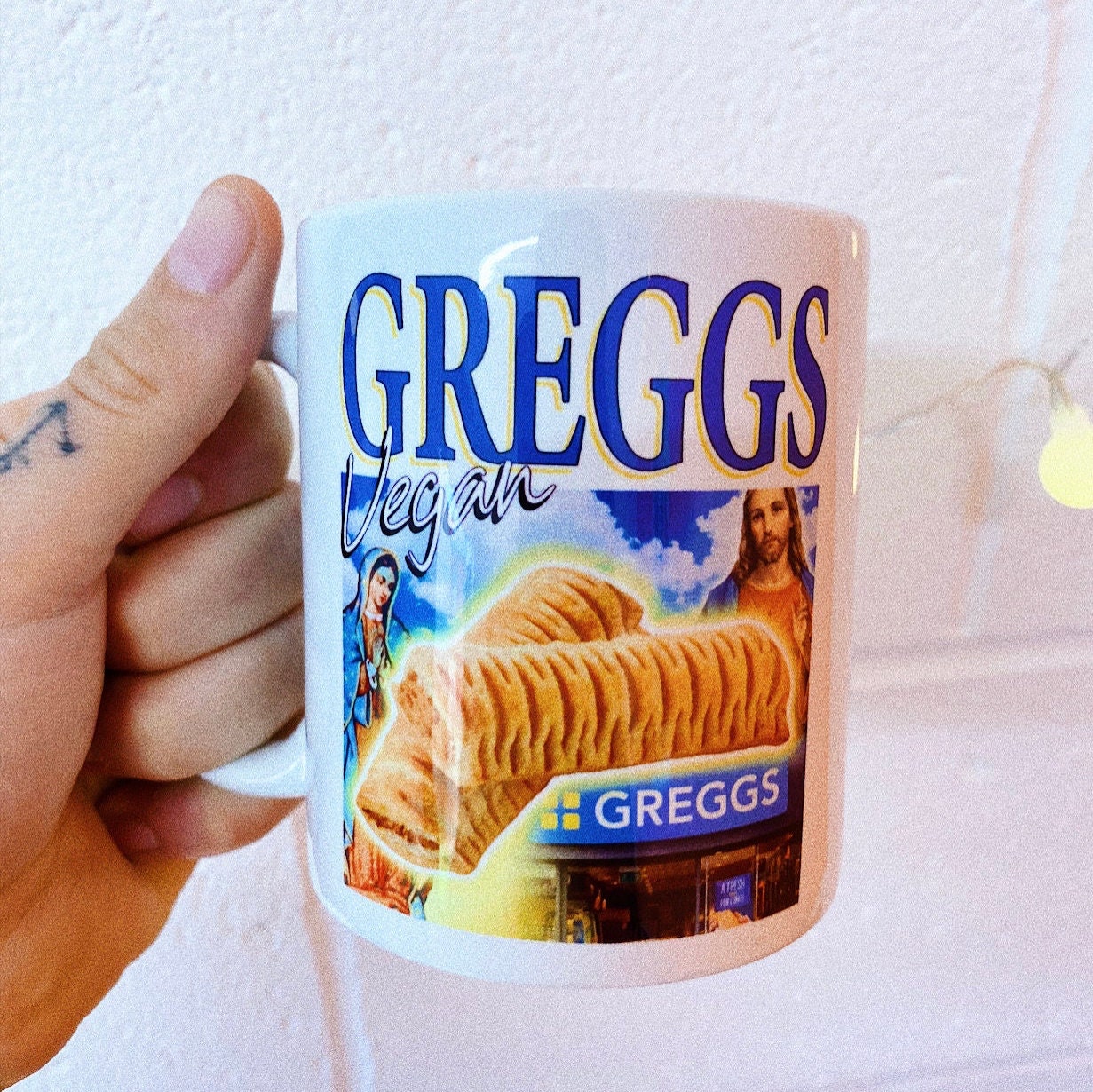 Greggs Mug Greggs Vegan Sausage Roll Funny Coffee Tea Meme Etsy Uk