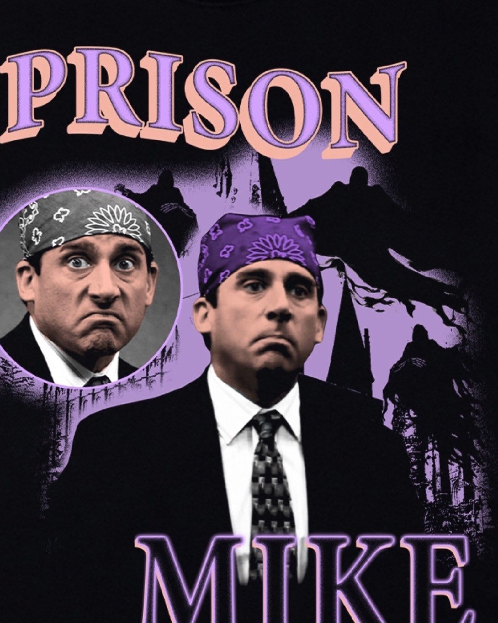 Michael Scott Prison Mike T-shirt the Office U.S Funny Tee - Etsy UK