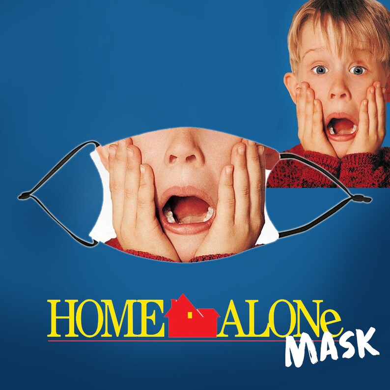 Home Alone Face mask Funny Christmas Xmas reusable and | Etsy