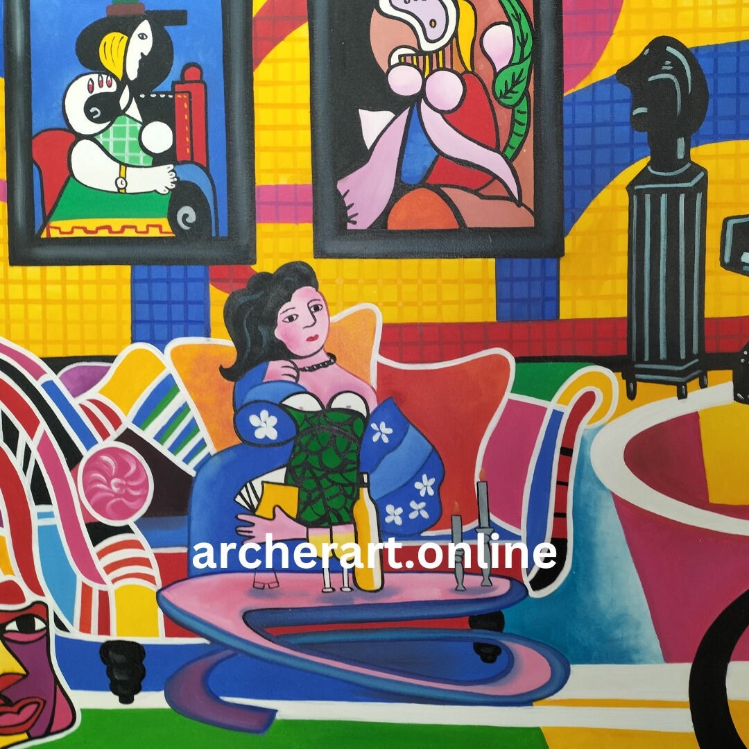 Picasso Remake. Series 11 Pab. A1 to A4 Oil Paintings. - Etsy