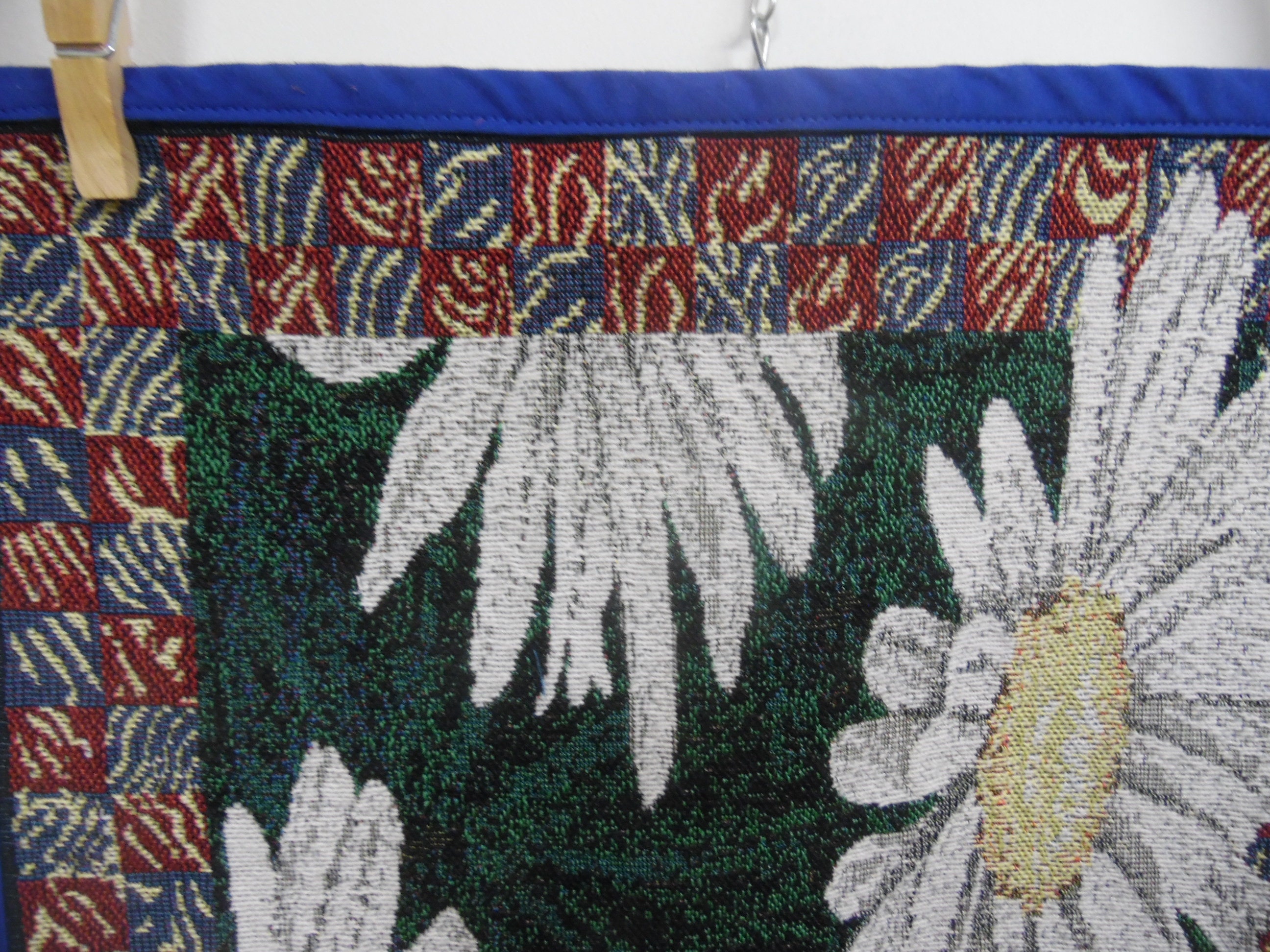 Daisy Butterfly Table Runner Vintage Tapestry - Etsy