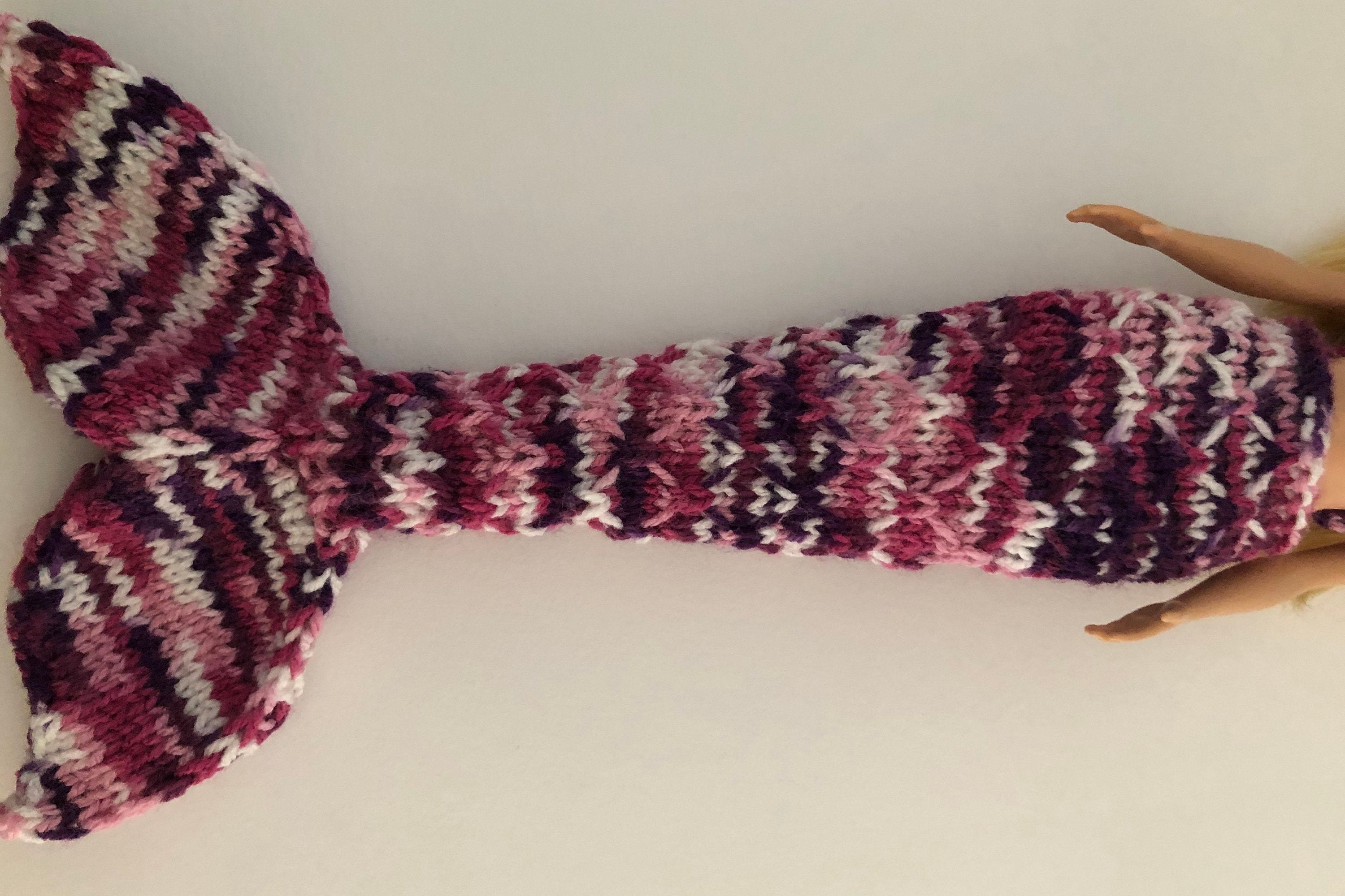 Hand Knitted Barbie Mermaid Outfit - Etsy