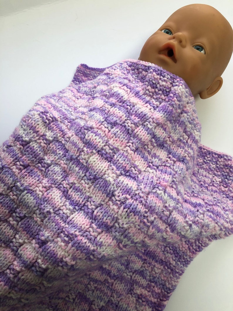 Hand Knitted Doll Blanket - Etsy