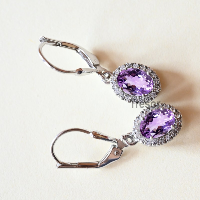 Amethyst Earrings - Etsy
