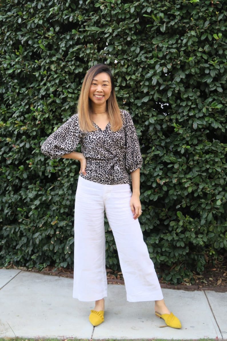 PDF Sewing Pattern the Wrap Top PDF Wrap Top Pattern - Etsy