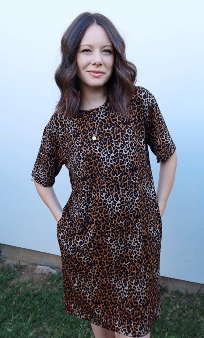 PDF Sewing Pattern, PDF Dress, Oversized Dress, Size 6 - 16, Easy Sew ...