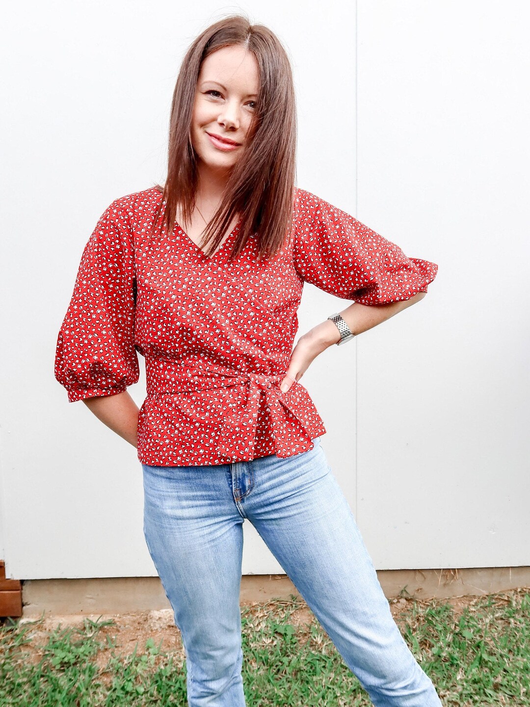 PDF Sewing Pattern, the Wrap Top, PDF Wrap Top Pattern, Instant ...