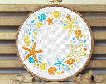 Beach Cross Stitch | Etsy