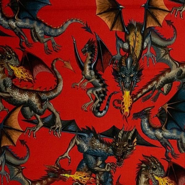 Knight Novelty Fabric - Etsy