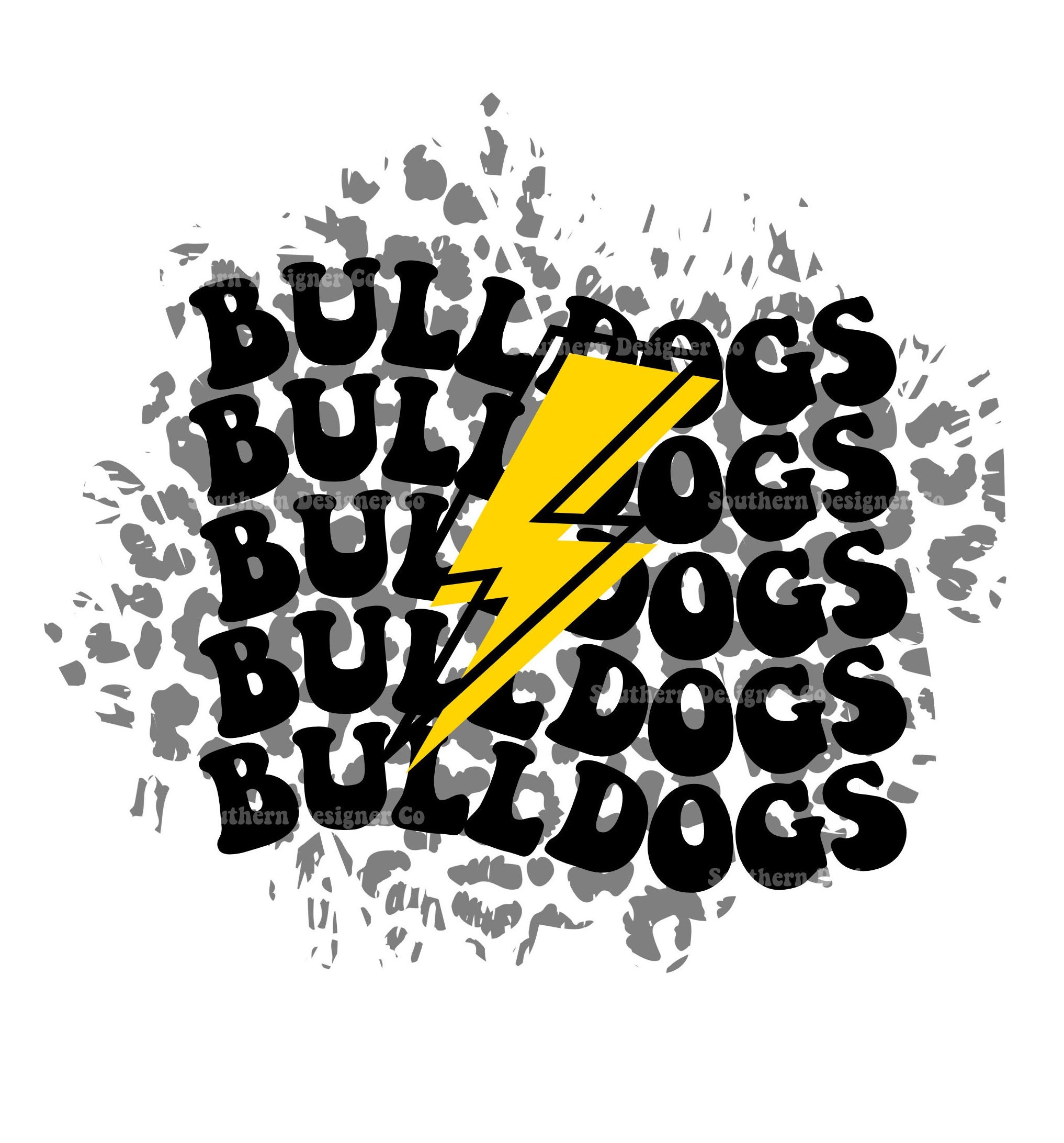 Bulldogs Groovy Font PNG SVG Digital Download Football Basketball ...