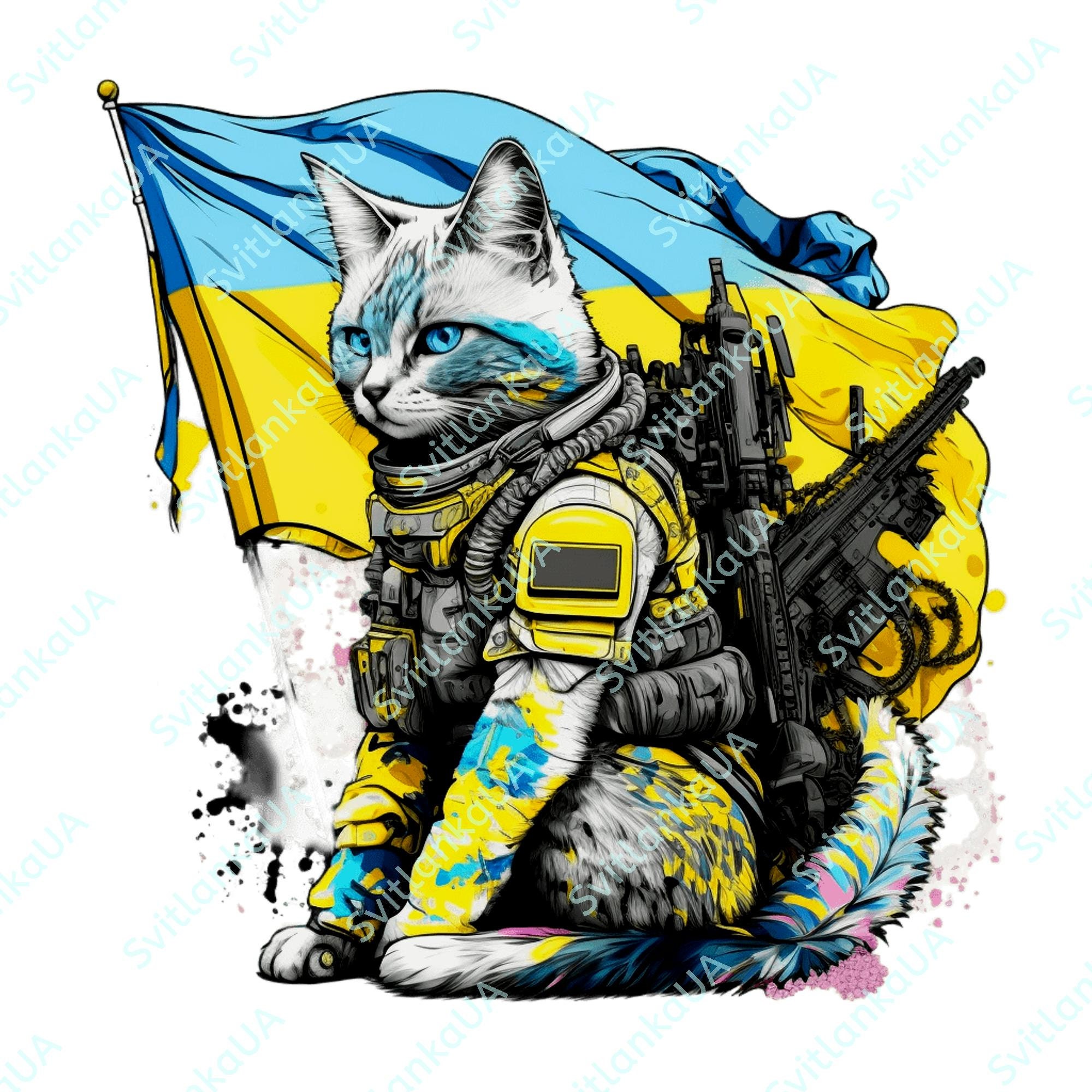 Feed the Animals of Ukraine. Digital Drawing PNG Without - Etsy