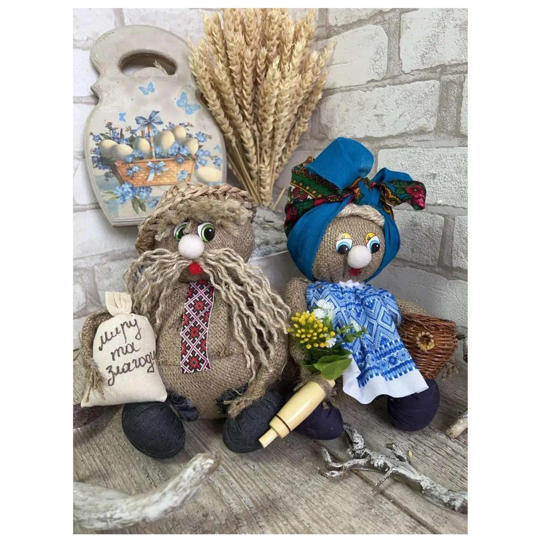 Slavic Domovyk Couple Amulet, Family Protection Talisman - Etsy