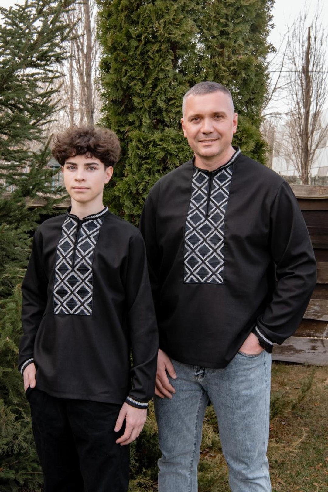 Men's Embroidered Jacket Black Product From Ukraine - Etsy