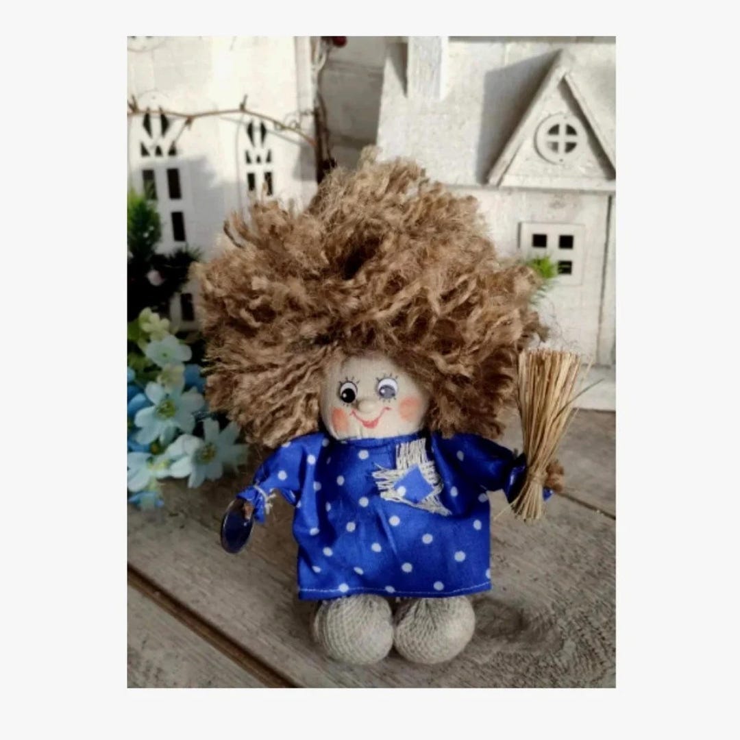 Handmade Domovik Doll: Slavic Home Spirit Amulet, Ukrainian Gift - Etsy
