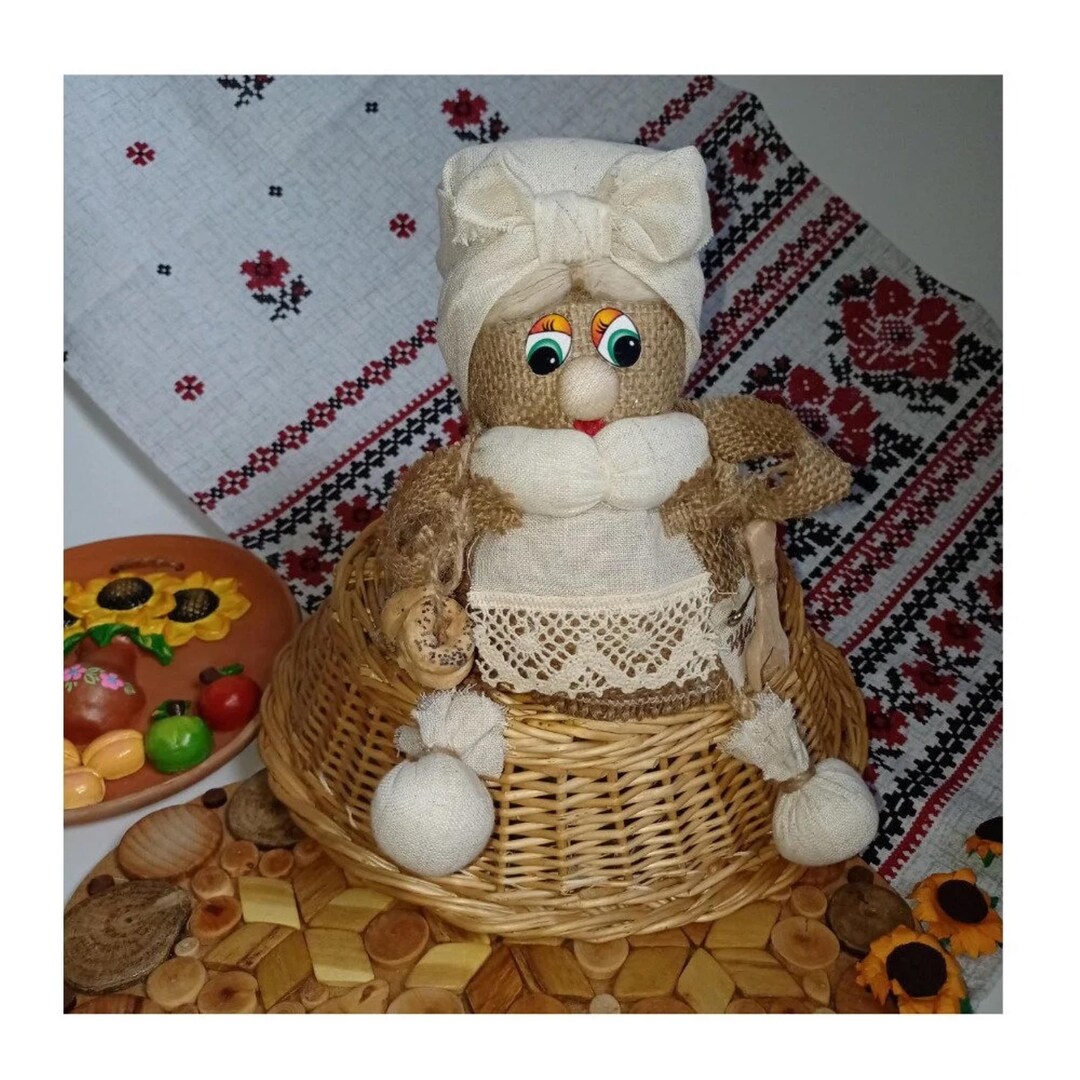 Handmade Domovik Doll: Slavic Home Amulet With Bagels - Etsy