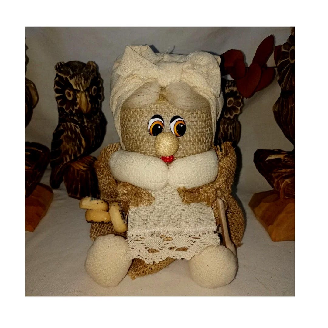 Handmade Slavic Domovik Amulet: Burlap House Spirit for Home - Etsy