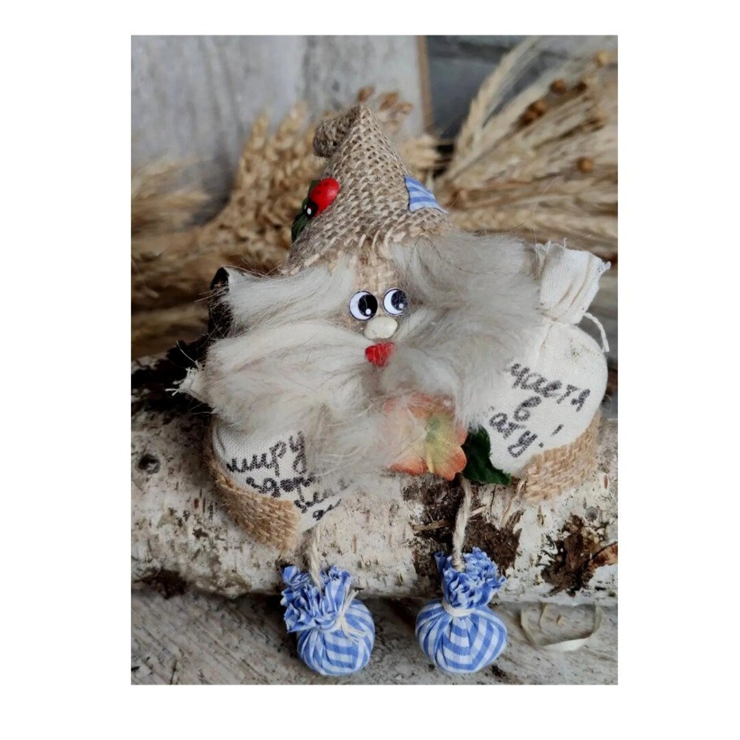 Ukrainian Amulet Magnet for Fridge Souvenir Domovyk With Bags happiness ...