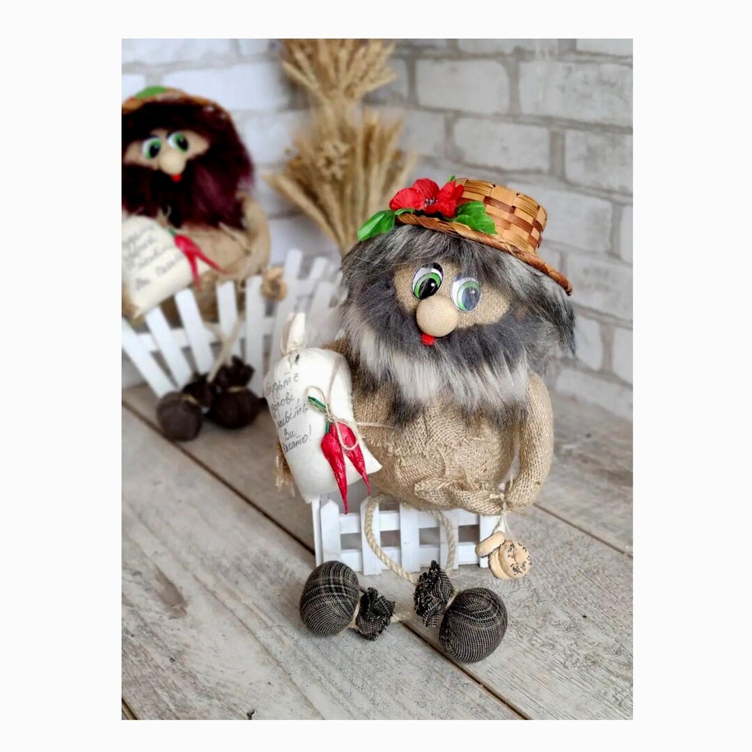 Handmade Slavic Domovik Amulet Doll With Pepper, Ukrainian Gift - Etsy