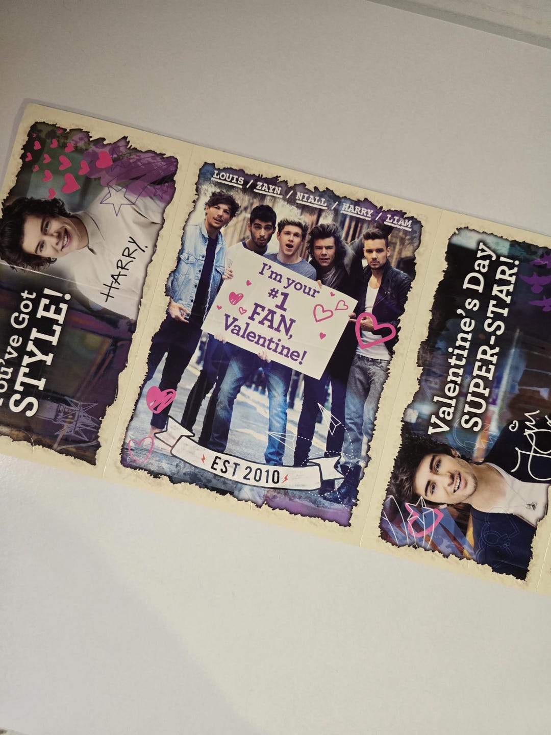 One Direction Valentines Cards - Etsy