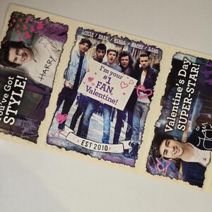 One Direction Valentines Cards - Etsy