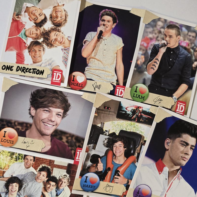 One Direction Stickers - Etsy