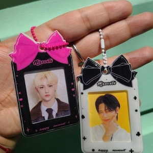 Kpop ID Mini Photocard Holder Kaychain - Etsy