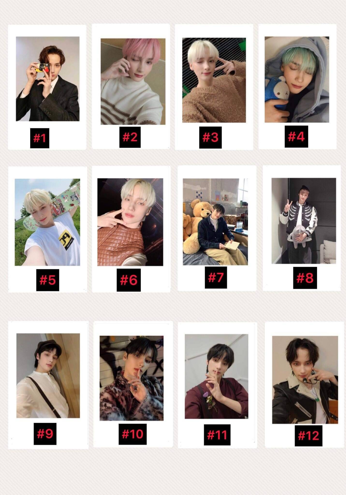 Kpop TXT Boyfriend Material Polaroids - Etsy