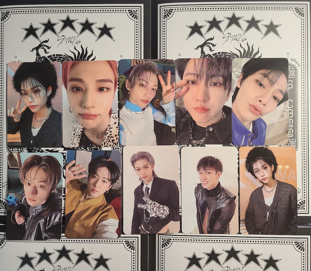 Stray Kids 5 STAR OFFICIAL Photocards Barnes & Noble Exclusive ...