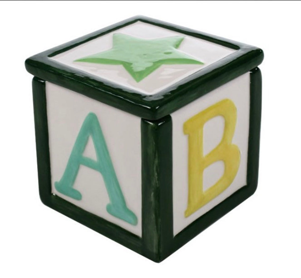 ABC Box DIY Nursery Room Decor at Home Pottery Painting Kit - Etsy
